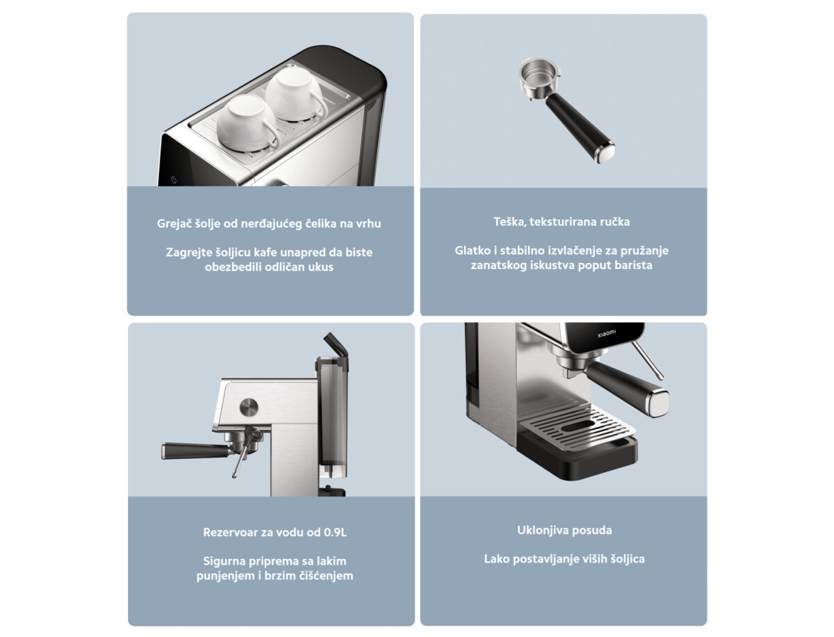 Xiaomi Poluautomatski aparat za Espresso kafu - Mi Srbija